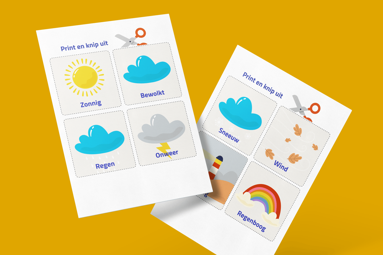 Wat is het weerbericht van vandaag? Maak gebruik van weerkaarten